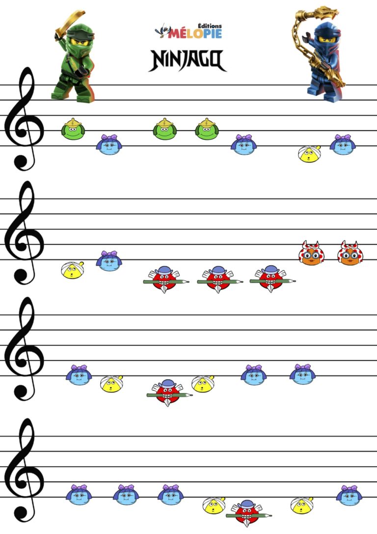 Musique Ninjago la partition - Éditions Mélopie